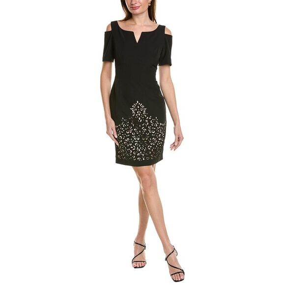 FOCUS by Shani | Dresses | Focus By Shani Coldshoulder Sheath Dress ...